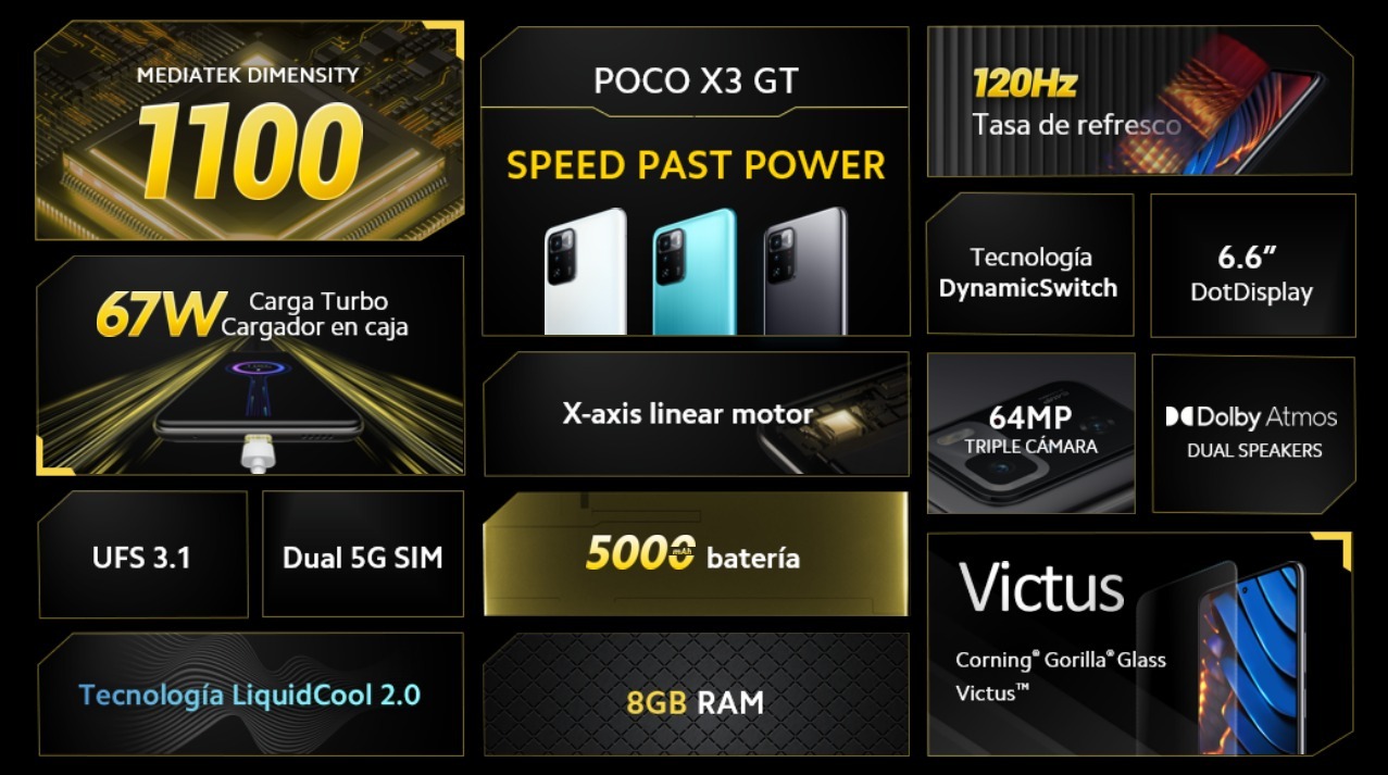 Llega a Perú el POCO X3 GT con rendimiento extremo