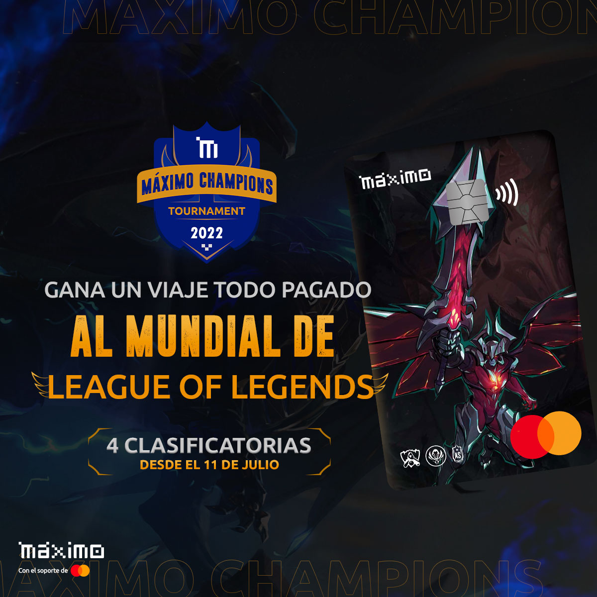Tarjeta Máximo Mastercard LOL Esports presenta su primer torneo de ...