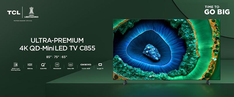 TCL C855 Ultra-Premium QD-Mini LED: la nueva generación de televisores