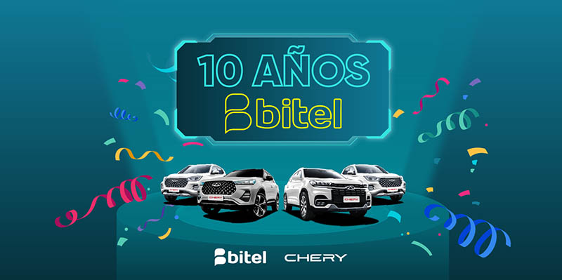 Bitel celebra 10 años en Perú con el sorteo de cuatro exclusivas Chery ...